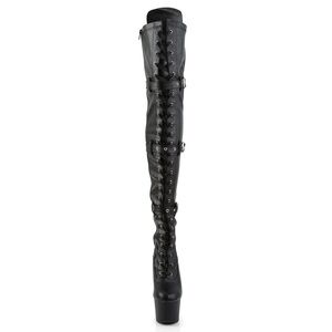 Pleaser | Shoes | New Pleaser Boots Adore 328 Vegan Leather Thigh High ...